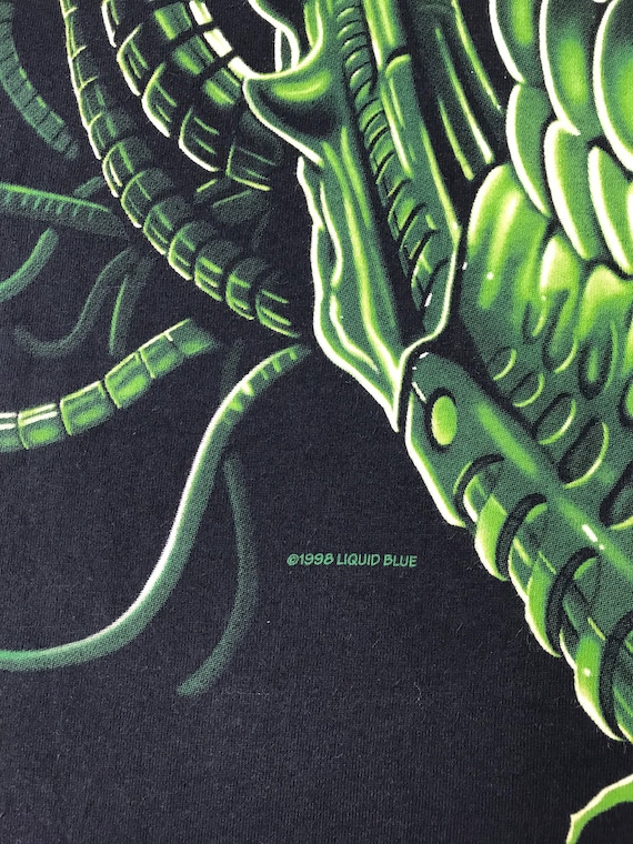 Vintage 90s Green Terminator Skull Bone Travis Scott … - Gem