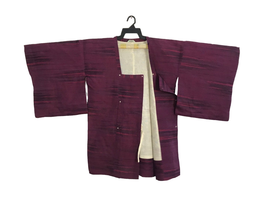 Vintage Haori Noragi Kimono Japanese Cardigan Happi Jacket Traditional ...