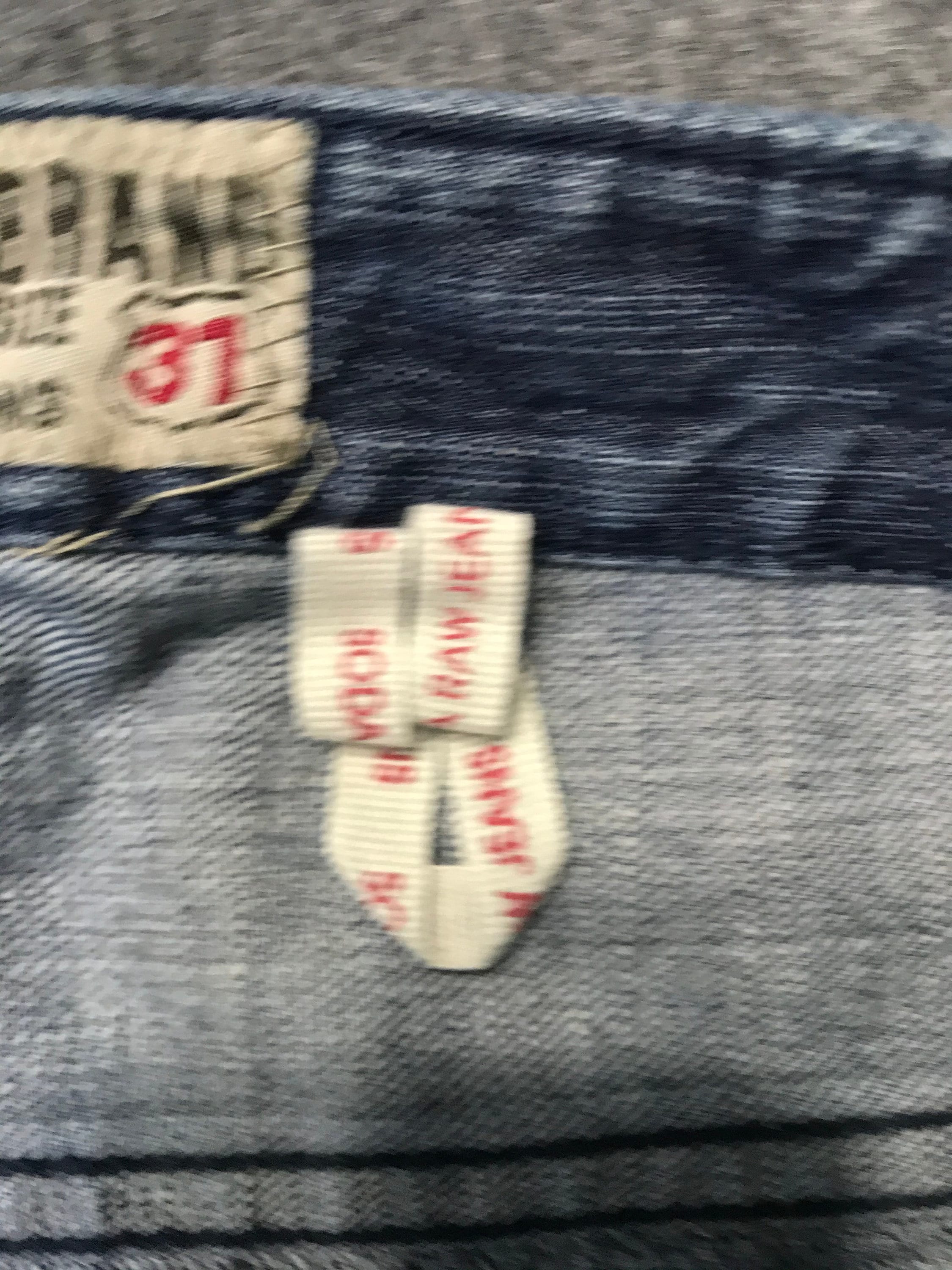 Vintage Japanese Brand Soda Brang Whisker Raw Indigo Denim Jeans Fits ...