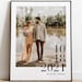 Personalized Wedding Date With Photo / Custom Wedding Print / Wedding ...
