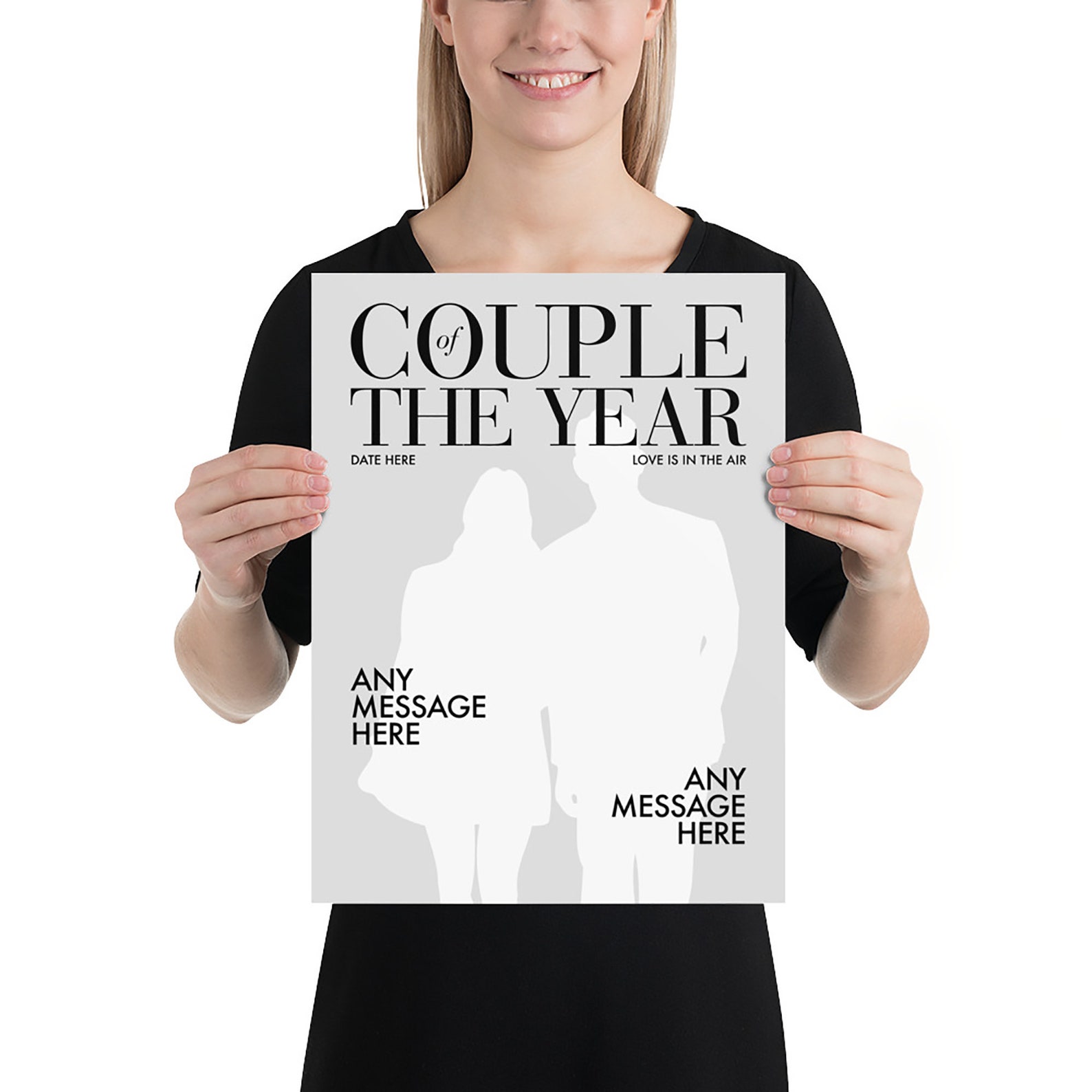 Custom Couple of the Year Magazine Cover Custom Magazine - Etsy