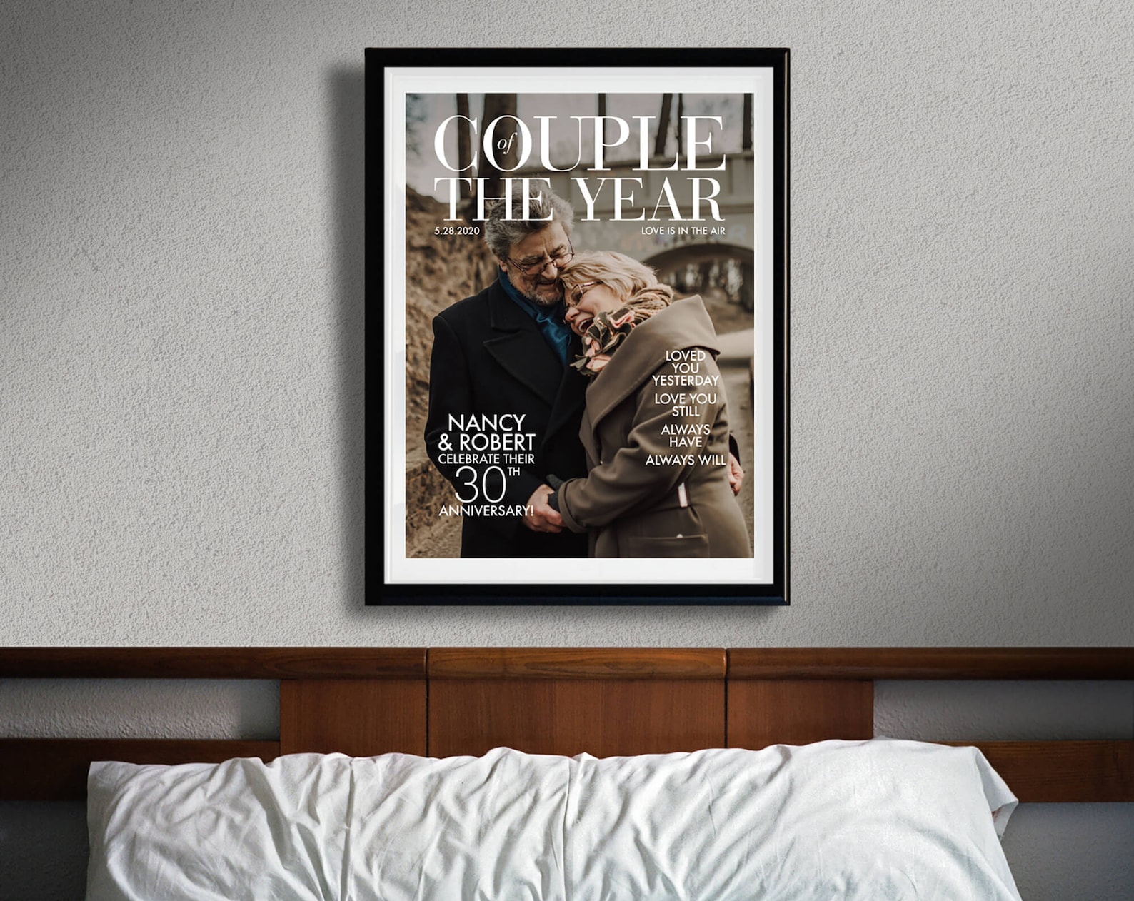 Custom Magazine Cover 30th Anniversary 30 Year of Marriage - Etsy