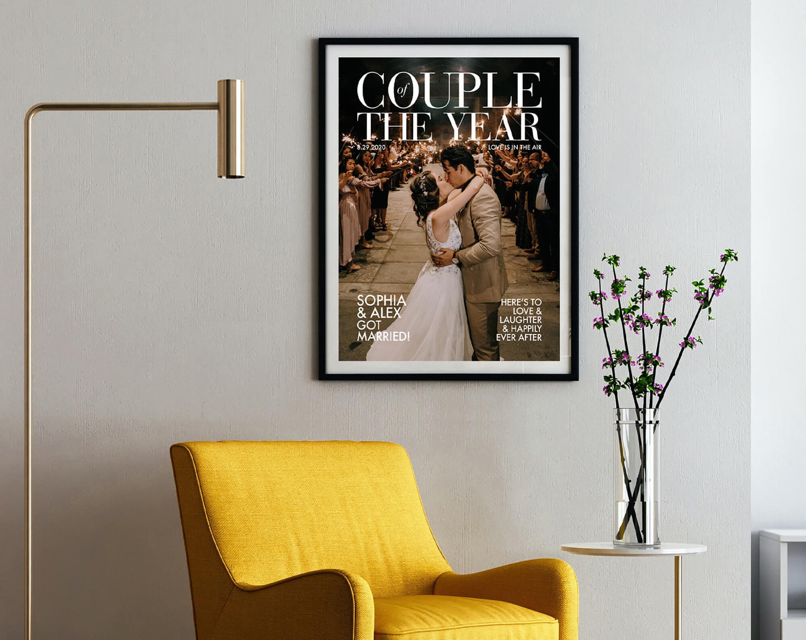 Custom Magazine Cover Gift / Couple of the Year Magazine Cover - Etsy