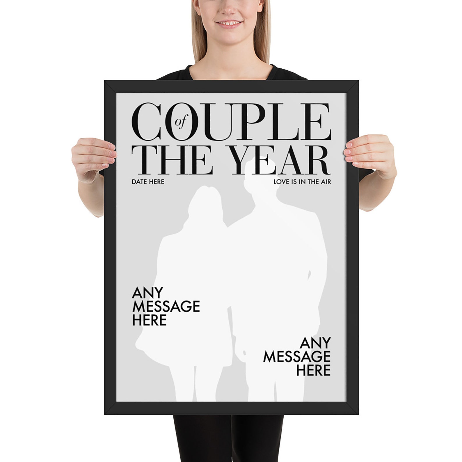 Custom Couple of the Year Magazine Cover Custom Magazine - Etsy