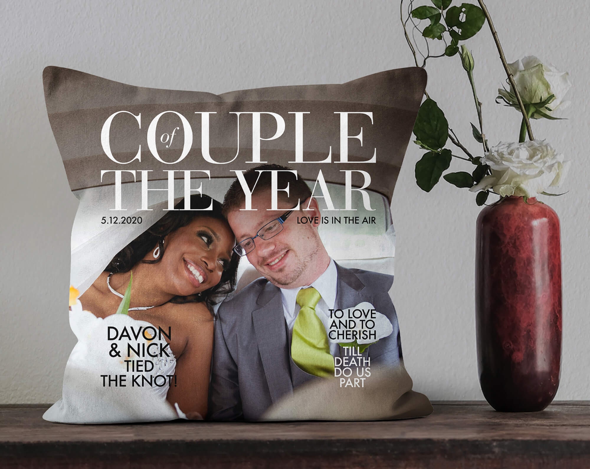 Custom Magazine Cover Gift / Couple of the Year Magazine Cover - Etsy