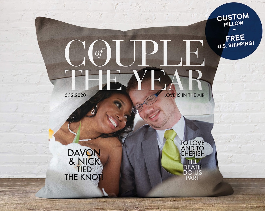 Custom Magazine Cover Gift / Couple of the Year Magazine Cover on ...