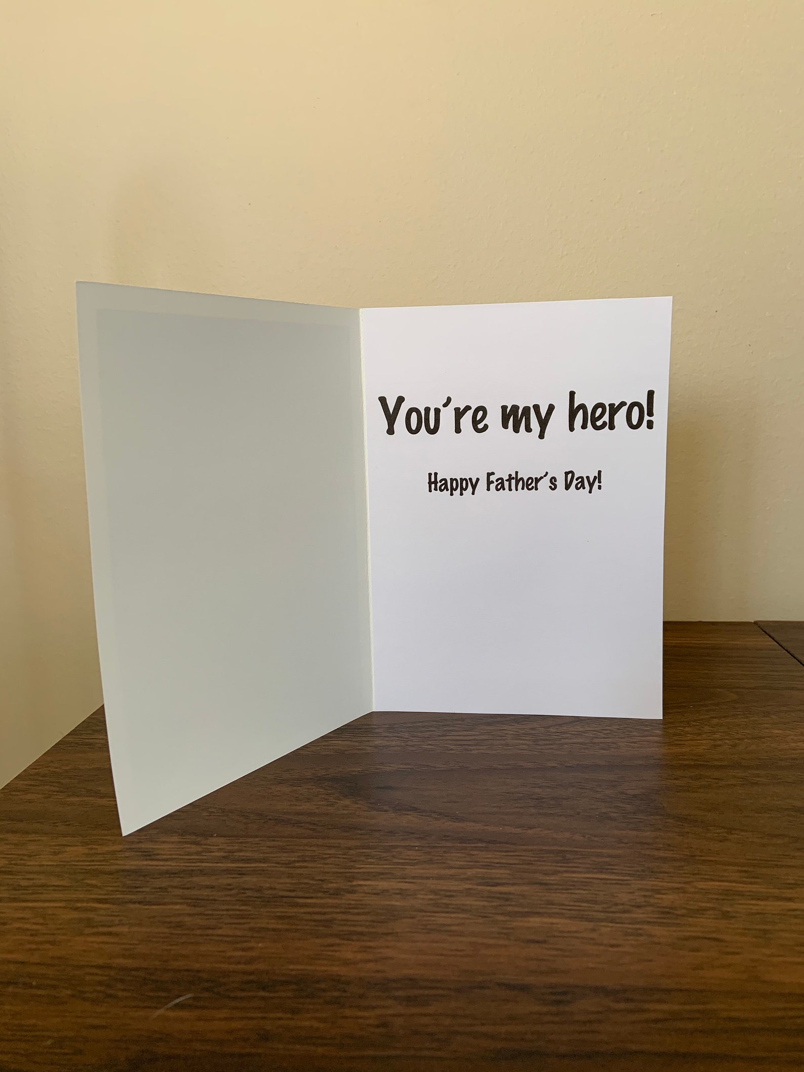 You're My Hero - Father's Day Card - Etsy