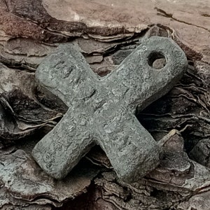 Original Viking Age Artifact, Poor Lead Cross, Original Cross Pendant ...