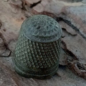Vintage Thimble. Ancient Brass Thimble. the Original Old Thimble - Etsy