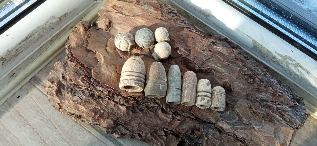 Ancient Bullets, Rare Set of 10 Musket Bullets, Muzzle Bullets ...