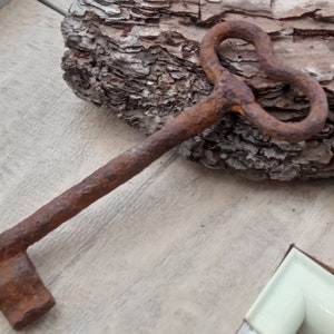 Old Key in the Collection, Vintage Big Key of the 19th Century, Antique ...