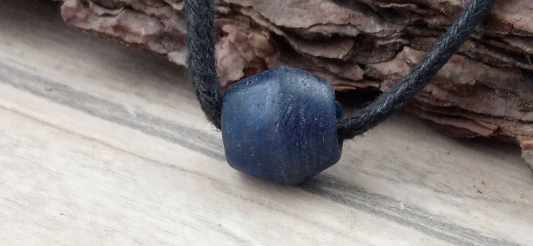 Ancient Roman Blue Glass Bead, Original Roman Ornament, Rare Roman ...