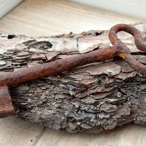 Old Key in the Collection, Vintage Big Key of the 19th Century, Antique ...