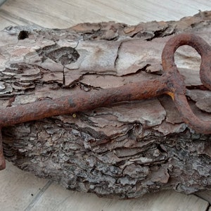 Old Key in the Collection, Vintage Big Key of the 19th Century, Antique ...