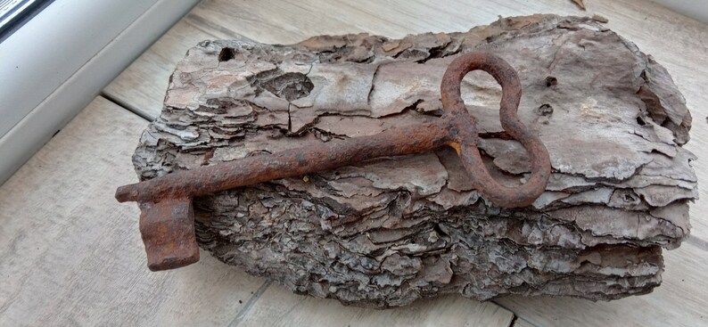Old Key in the Collection, Vintage Big Key of the 19th Century, Antique ...