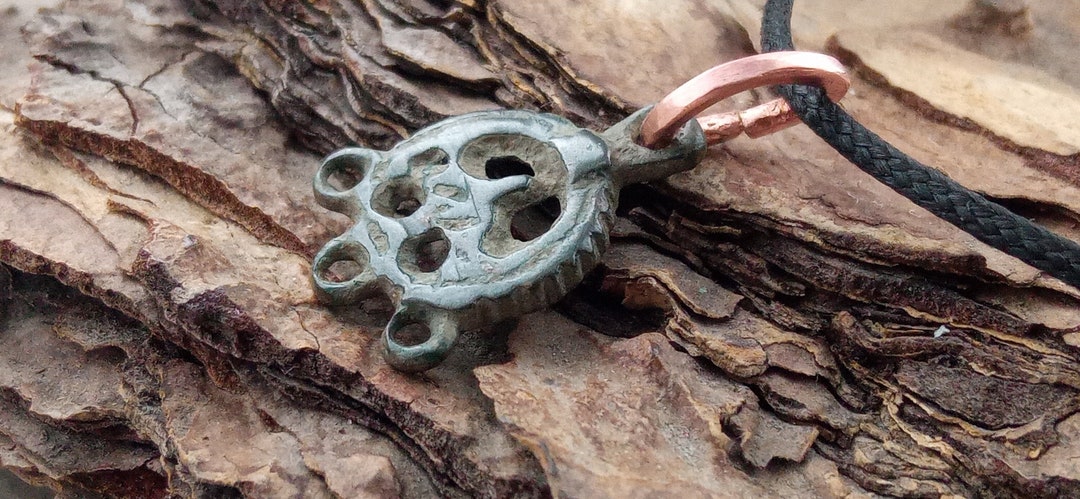 Ancient Bronze Pendant, Original Medieval Jewelry, Authentic Ancient ...
