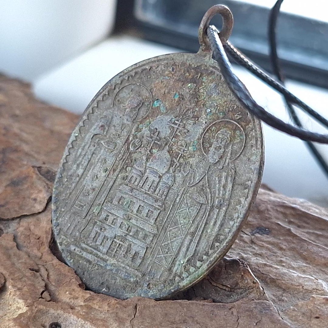 WW1 Artifact, RIA Soldier Icon From the Trenches World War, Amulet of a ...