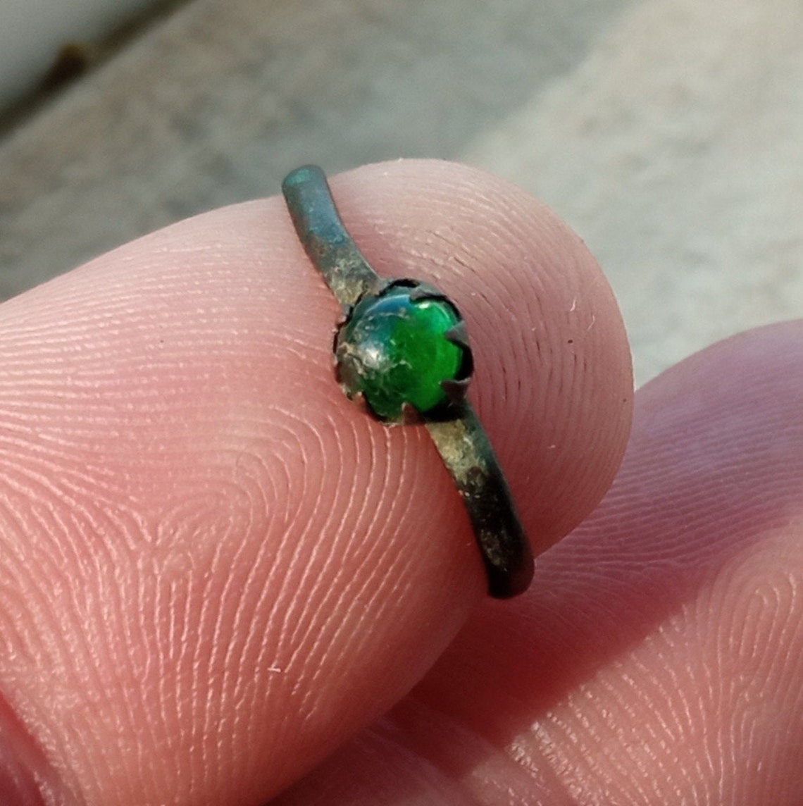 Vintage Jewelry Ring With a Decorative Insert 19-20 Century - Etsy