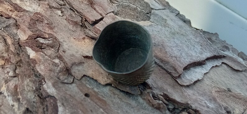 Vintage Thimble. Ancient Brass Thimble. the Original Old - Etsy
