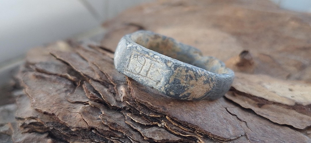 Original Soldier Ring From Trenches WW1, Soldier Ring With Engraving ...