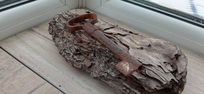 Old Key in the Collection, Vintage Big Key of the 19th Century, Antique ...