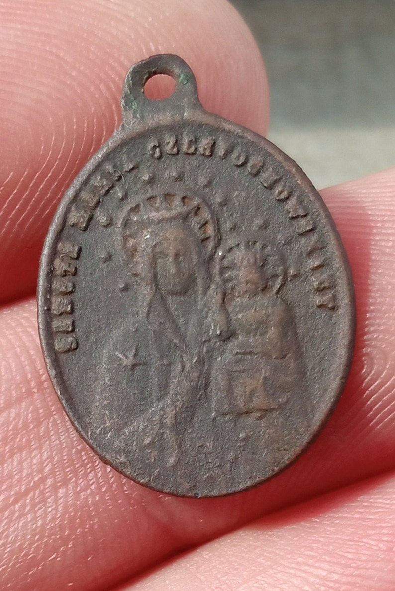 Catholic Medallion 19th Century Decoration Amulet Jewelry - Etsy