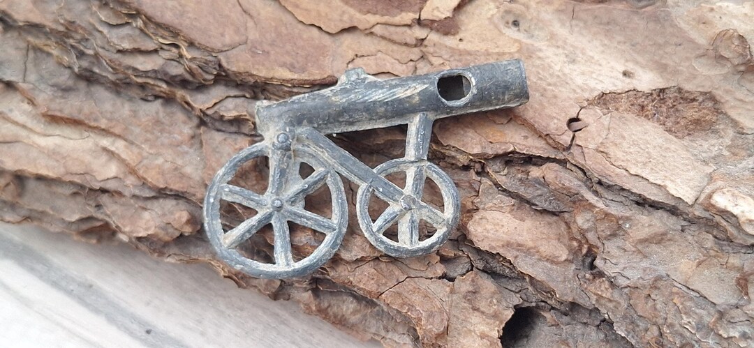 Rare 19th Century Lead Postman's Whistle, Original Antique Whistle With ...