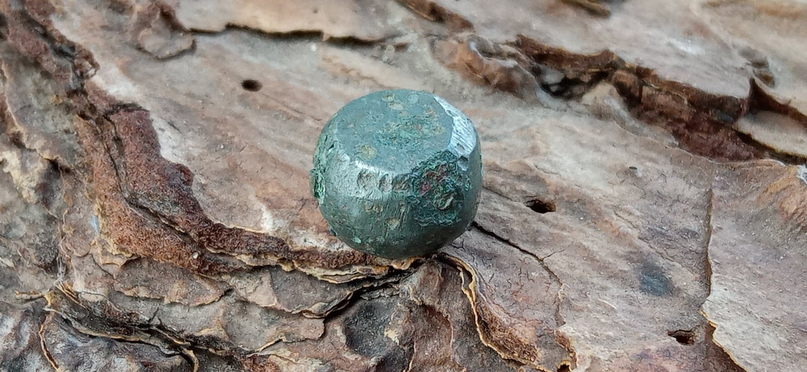 Small Ancient Viking trade weight with marks Original | Etsy