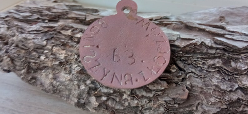 Old Ancient Tag for Cows Vintage Cow Badge Animal Tag Badge - Etsy