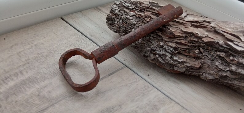 Old Key in the Collection, Vintage Big Key of the 19th Century, Antique ...