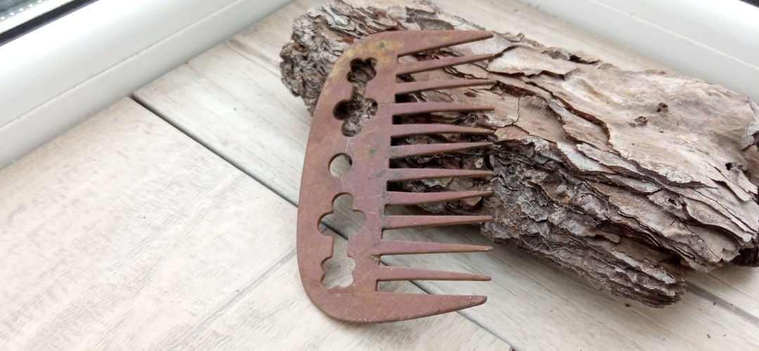 Authentic Late Medieval Bronze Hair Comb, Large Ancient Comb, Vintage ...