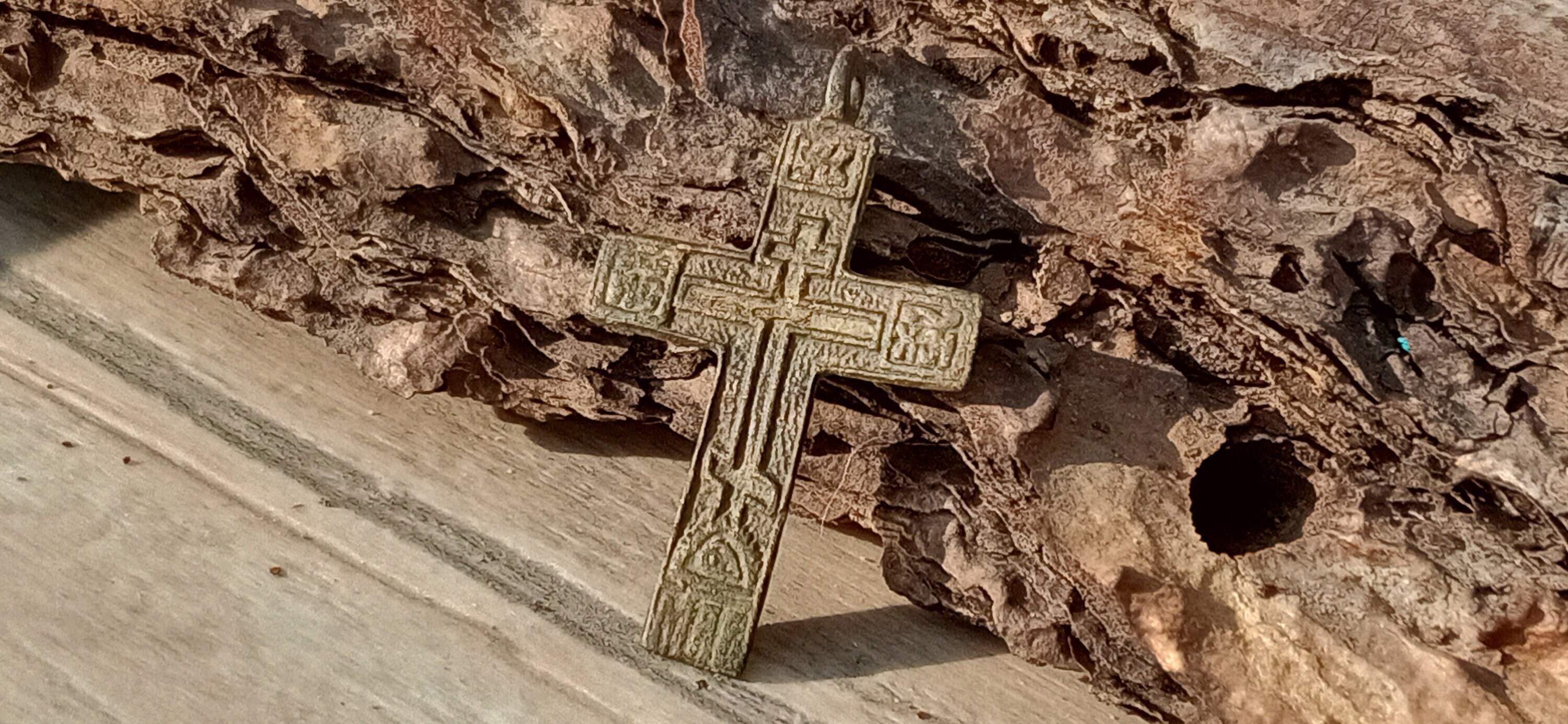 Art & Collectibles Ancient Bronze Cross Pendant Original Medieval ...