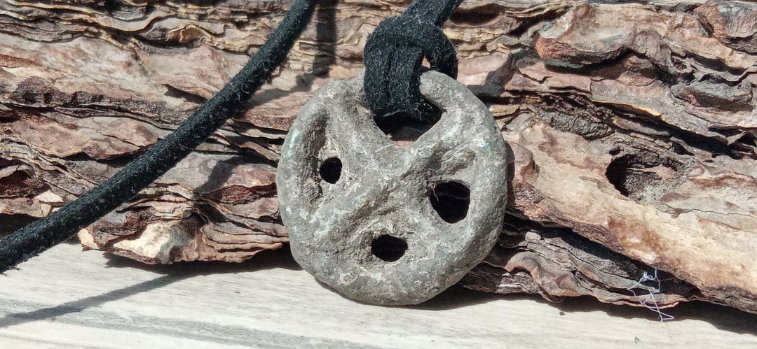 Ancient Celtic Lead Wheel Amulet Taranis ,4-2 Centuries BC, Druid ...