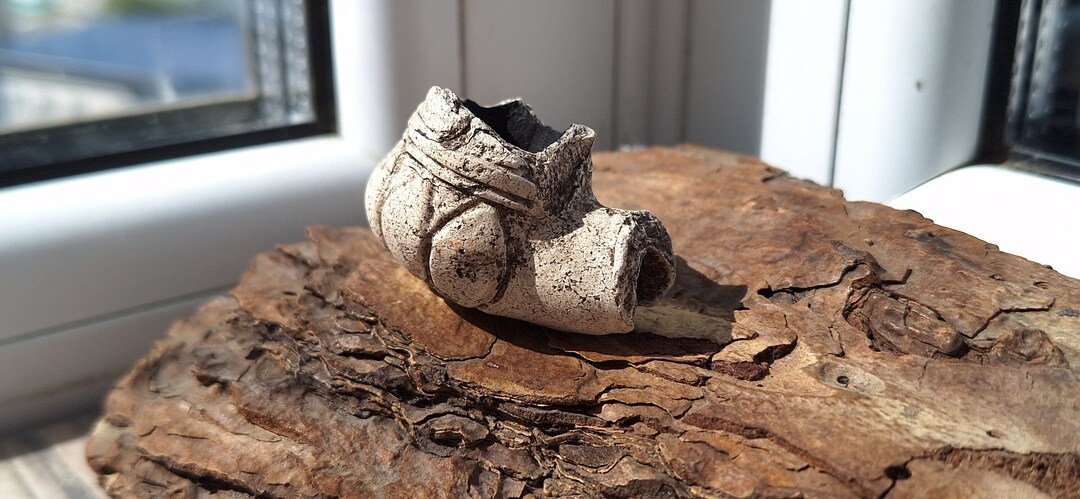 Ancient Smoking Pipe, Medieval Pipe, Original Cossack Pipe From White ...