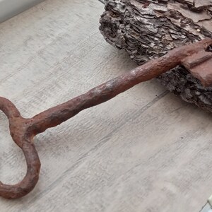 Old Key in the Collection, Vintage Big Key of the 19th Century, Antique ...