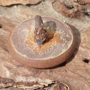 Old Button With a Crown, Livery Button, Vintage Button, Brass Button ...