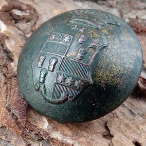 Rare Livrey Button of the 19th Century. Original Noble Button. Ancient ...