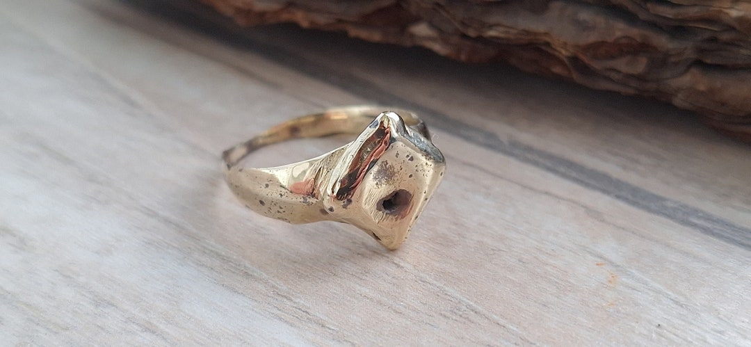 Ancient Viking Age Horned Ring, Original Ring 9-12 Century, Bronze Ring ...