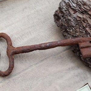 Old Key in the Collection, Vintage Big Key of the 19th Century, Antique ...