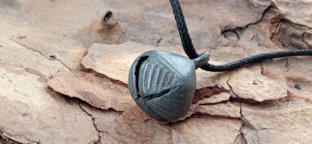 Ancient Viking Age Tin Bronze Bell With Ornament, Medieval Pagan Bell ...