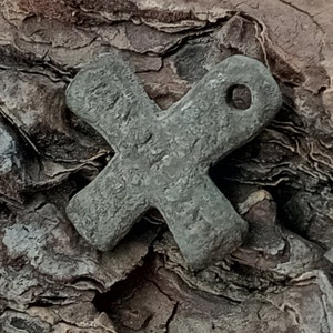 Original Viking Age Artifact, Poor Lead Cross, Original Cross Pendant ...