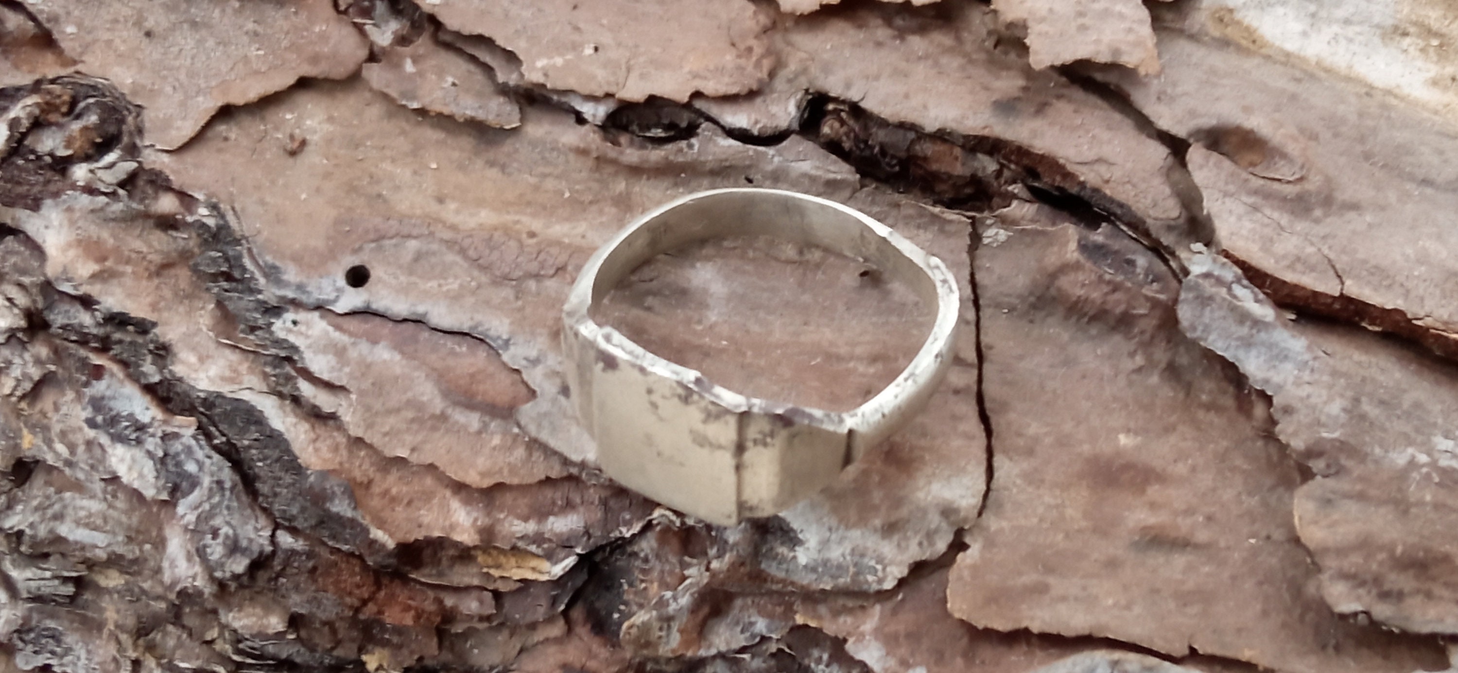 Vintage Antique Silver Ring, Handmade, Small Size, Metal Detector Find ...