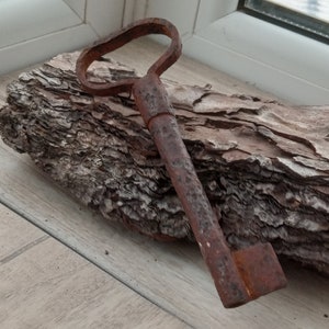 Old Key in the Collection, Vintage Big Key of the 19th Century, Antique ...