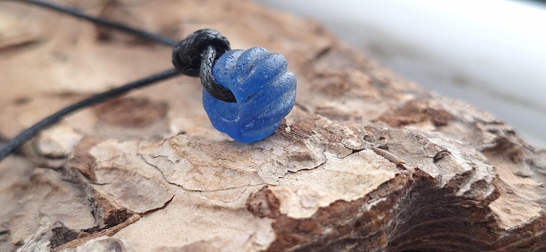 Beautiful Ancient Roman Blue Glass Ribbed Bead Pumpkin, Beautiful Roman ...
