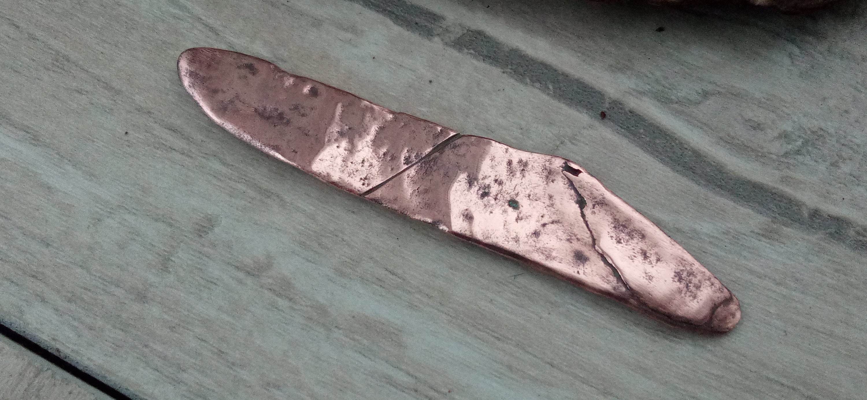Original Knife Razor of the Bronze Age, Authentic Scythian Bronze Knife ...