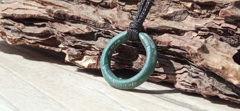 Ancient Roman Artifact, Bronze Solar Pendant Amulet Ring, Roman ...