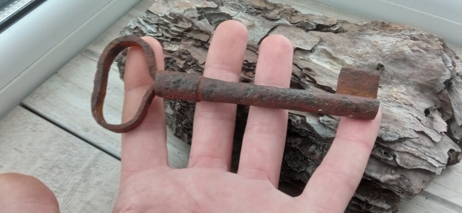 Old Key in the Collection, Vintage Big Key of the 19th Century, Antique ...