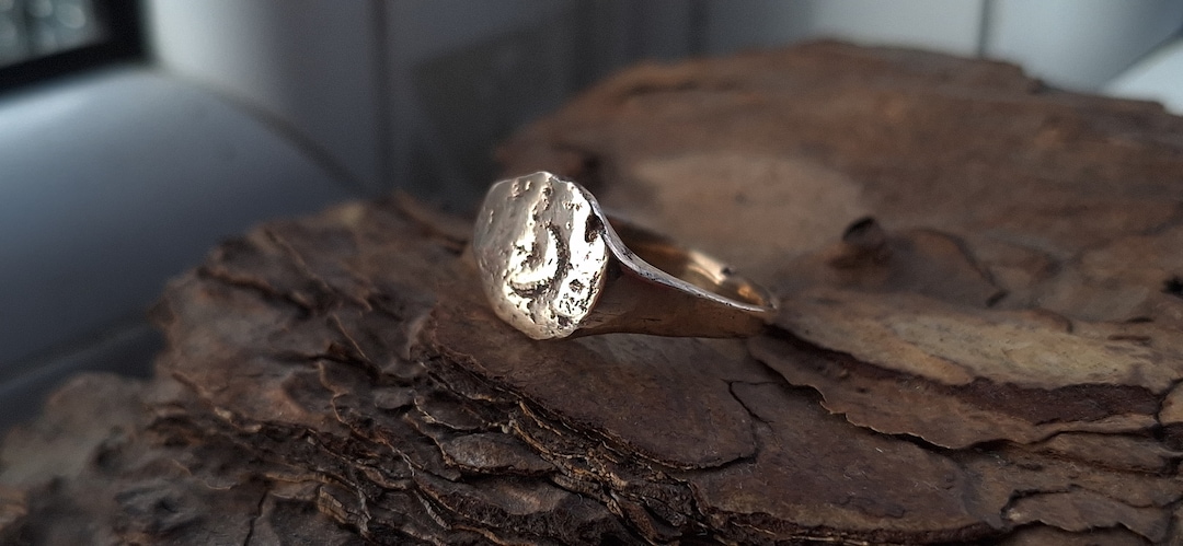 Ancient Bronze Ring With Moon and Star, Ancient Cossack Ring, Medieval ...