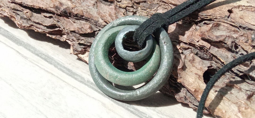 Set of 3 Ancient Scythian Amulet Rings 5-3 Centuries BC, Druid Amulet ...