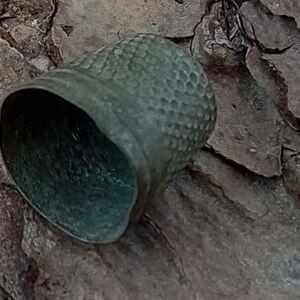 Vintage Thimble. Ancient Brass Thimble. the Original Old Thimble - Etsy